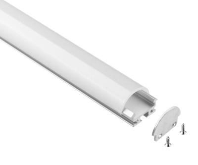 China Waterproof Design 6063 T3-T8 Aluminum Alloy LED Aluminum Channel with Customized Length for Surface Mounted LED Profile for sale