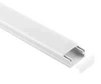 China 6063 T3-T8 Aluminum Alloy Surface Mounted LED Profile 16*9mm Small Size with Anodized Finish for Cabinet Lighting for sale