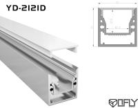 China Surface Mount LED Profile with 6063 T3-T8 Aluminum Alloy, Anodized Finish, and Customized Length Options for sale