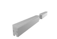 China 6063 T3-T8 Aluminum Alloy Surface Mounted LED Profile with PC Milky Regressed Diffuser Cover 36*20mm for sale