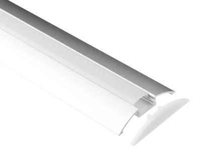 China High Quality 6063 T3-T8 Aluminum Alloy Surface Mounted LED Profile with Anodized Finish and Customized Length Options for sale