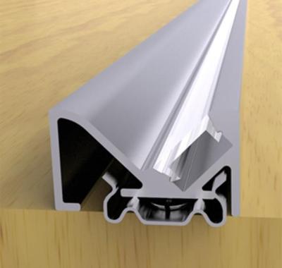 China 6063 T3-T8 Aluminum Alloy Anodized Finish Surface Mounted LED Profile with Customized Length for Cabinet Lighting for sale