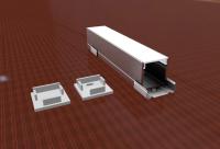 China 20x20mm Square LED Profile with 6063 T3-T8 Aluminum Alloy Anodized Finish and Customized Length Options for sale