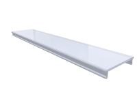 China Surface Mounted LED Profile with 6063 T3-T8 Aluminum Alloy Anodized Finish and Customized Length for LED Strip Light for sale
