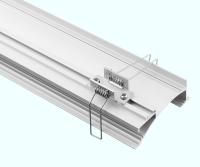 China Surface Mounted LED Profile with 6063 T3-T8 Aluminium Alloy Anodized Finish and Customized Length Options for sale