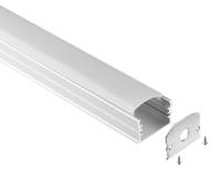 China 6063 T3-T8 Aluminum Alloy LED Aluminum Profile with Anodized Finish and Customized Length for Surface Mounted LED Strip Channel for sale