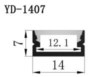 China 6063 T3-T8 Aluminium Alloy Anodized Finish Surface Mounted LED Profile Channel with Customized Length Available for sale
