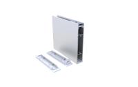 China 6063 T3-T8 Aluminum Alloy Anodized Finish LED Aluminum Profile with Customized Length for Surface Mounted LED Channel for sale