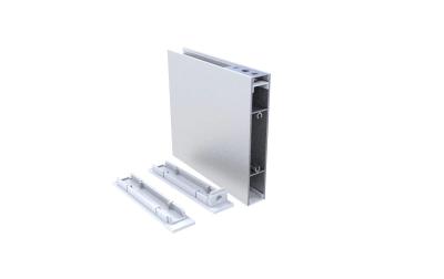 China 6063 T3-T8 Aluminum Alloy Anodized Finish LED Aluminum Profile with Customized Length for Surface Mounted LED Channel for sale