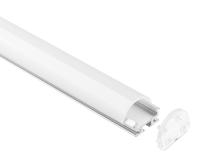 China 6063 T3-T8 Aluminum Alloy Surface Mounted LED Profile with Anodized Finish and Customized Length Options for sale
