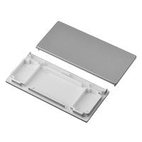 China Surface Mounted LED Profile with Customized Length 6063 T3-T8 Aluminum Alloy and Anodized Finish for Up and Down Lighting for sale