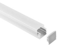 China 6063 T3-T8 Aluminum Alloy LED Aluminum Profile with Anodized Finish and Customized Length for Surface Mounted LED Strip Channel for sale