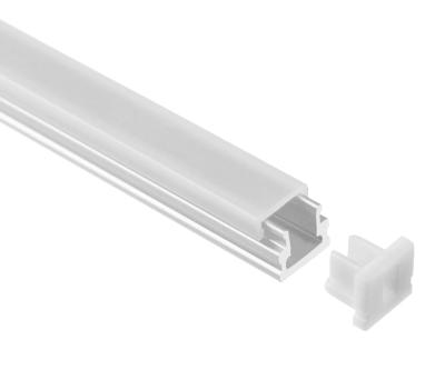 China Mini LED Linear Profile 6063 T3-T8 Aluminum Alloy Anodized Finish Customized Length Surface Mounted LED Profile for sale