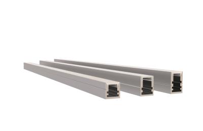 China 10*13mm 6063 T3-T8 Aluminum Alloy Surface Mounted LED Profile with Anodized Finish and Customized Length for sale