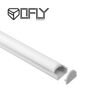 China 6063 T3-T8 Aluminium Alloy Surface Mounted LED Profile with Anodized Finish and Customized Length for sale