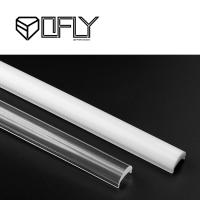 China 6063 T3-T8 Aluminium Alloy Surface Mounted LED Profile with Anodized Finish and Customized Length for sale