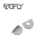 China 6063 T3-T8 Aluminium Alloy Surface Mounted LED Profile with Anodized Finish and Customized Length for sale