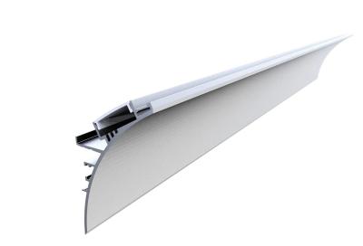 China 6063 T3-T8 Aluminum Alloy Surface Mounted LED Profile with Anodized Finish and Customized Length Options for sale