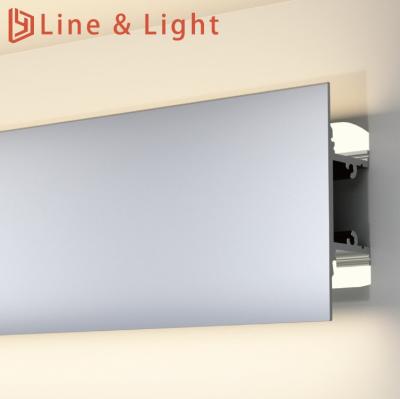 China Wholesale 6063 T3-T8 Aluminum Alloy Anodized Finish Customized Length LED Aluminum Profile for Surface Mounted LED Channel for sale