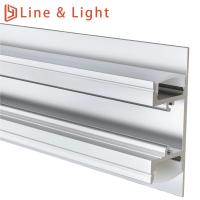 China Wholesale 6063 T3-T8 Aluminum Alloy Anodized Finish Customized Length LED Aluminum Profile for Surface Mounted LED Channel for sale