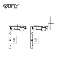 China 6063 T3-T8 Aluminum Alloy Anodized Finish LED Profile Customized Length LED Strip Channel for sale