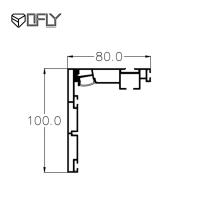 China 6063 T3-T8 Aluminum Alloy Anodized Finish LED Profile Customized Length LED Strip Channel for sale