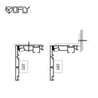 China 6063 T3-T8 Aluminum Alloy Anodized Finish LED Profile Customized Length LED Strip Channel for sale