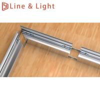 China Surface Mounted LED Profile with 6063 T3-T8 Aluminum Alloy and Anodized Finish for Customized Length LED Strip Channel for sale