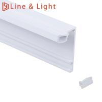 China 32*55mm LED Profile Aluminum LED Channel with 6063 T3-T8 Aluminum Alloy and Anodized Finish for LED Strips for sale