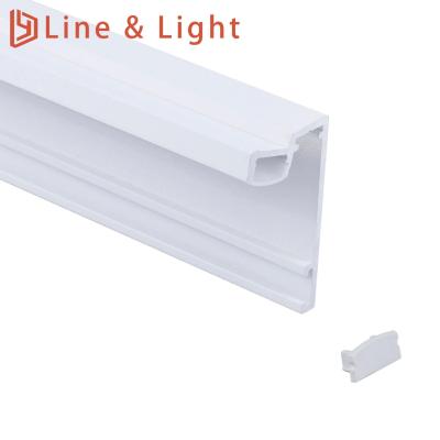 China 32*55mm LED Profile Aluminum LED Channel with 6063 T3-T8 Aluminum Alloy and Anodized Finish for LED Strips for sale