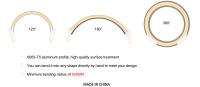 China YD-2522 bendable by hand LED profiles flexible LED profiles for sale