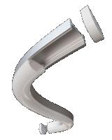 China YD-2462 bendable by hand LED profiles flexible LED profiles for sale