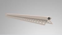 China Customized Strip Light LED Plaster In Channel 41*28mm Embedded Drywall Gypsum for sale