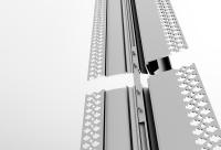 China 44*108mm Big Size Plaster LED Profile Anodized Drywall Gypsum Wide LED Channel for sale