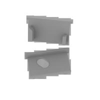 China Aluminum 6063 Recessed LED Profile 21*11mm Cabinet Strip Light Channel for sale