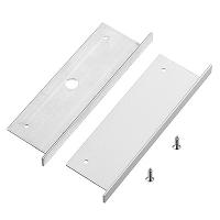 China Heat Dissipation Recessed LED Profile Oblong Aluminum Channel 117*35mm Anodized for sale
