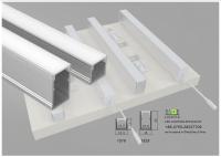 China Linear LED Light Strip Channel Surface Mounted Extrusion Aluminum 15*16mm for sale