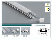 China Anodized 8*12mm Aluminium LED Profile 6063 T5 Extrusions For LED Lighting for sale