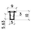 China Stair Nosing LED Profile Small Aluminum LED Profile for Mini LED Strip Lighting Recessed Mounted for sale