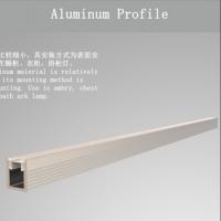 China Small LED Aluminium Housing Profile Anodized W8mm*H9mm Surface Mounted for sale
