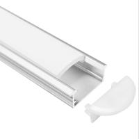 China Household 6063 T5 Aluminium Casing LED Light Strip Recessed 21*8mm Extrusion for sale