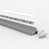 China Cabinet Recessed LED Strip Profile Heat Dissipation 30*19mm Extrusion for sale