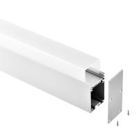 China Pendant Light LED Aluminium Housing 35*73mm Suspended LED Strip Mounting Channel for sale