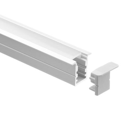 China Small Wall Recessed LED Profile Anodized Aluminium Casing For LED Light for sale