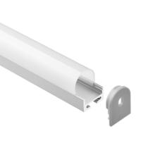 China Round Cover LED Lighting Profiles Anodized Aluminum Alloy Suspended Housing for sale