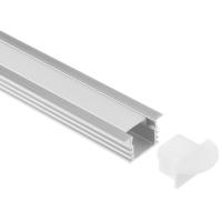 China Multiple Shape Recessed Aluminum Channel Extrusions 22*12mm For LED Lighting for sale