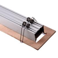 China 91*76mm Recessed LED Profile Embedded LED Strip Aluminium Casing 6063 T5 for sale
