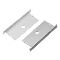 China Embedded LED Recessed Profile Oblong Shape 95*35mm Aluminum LED Tape Channel for sale
