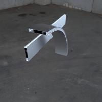 China Aluminum Up Down Circular LED Profile Suspended 15*90mm Multiple Shape for sale
