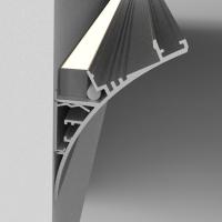 China Anodized Ceiling Light Suspension Kit 1m 2m 3m Aluminium Profile For LED Light for sale
